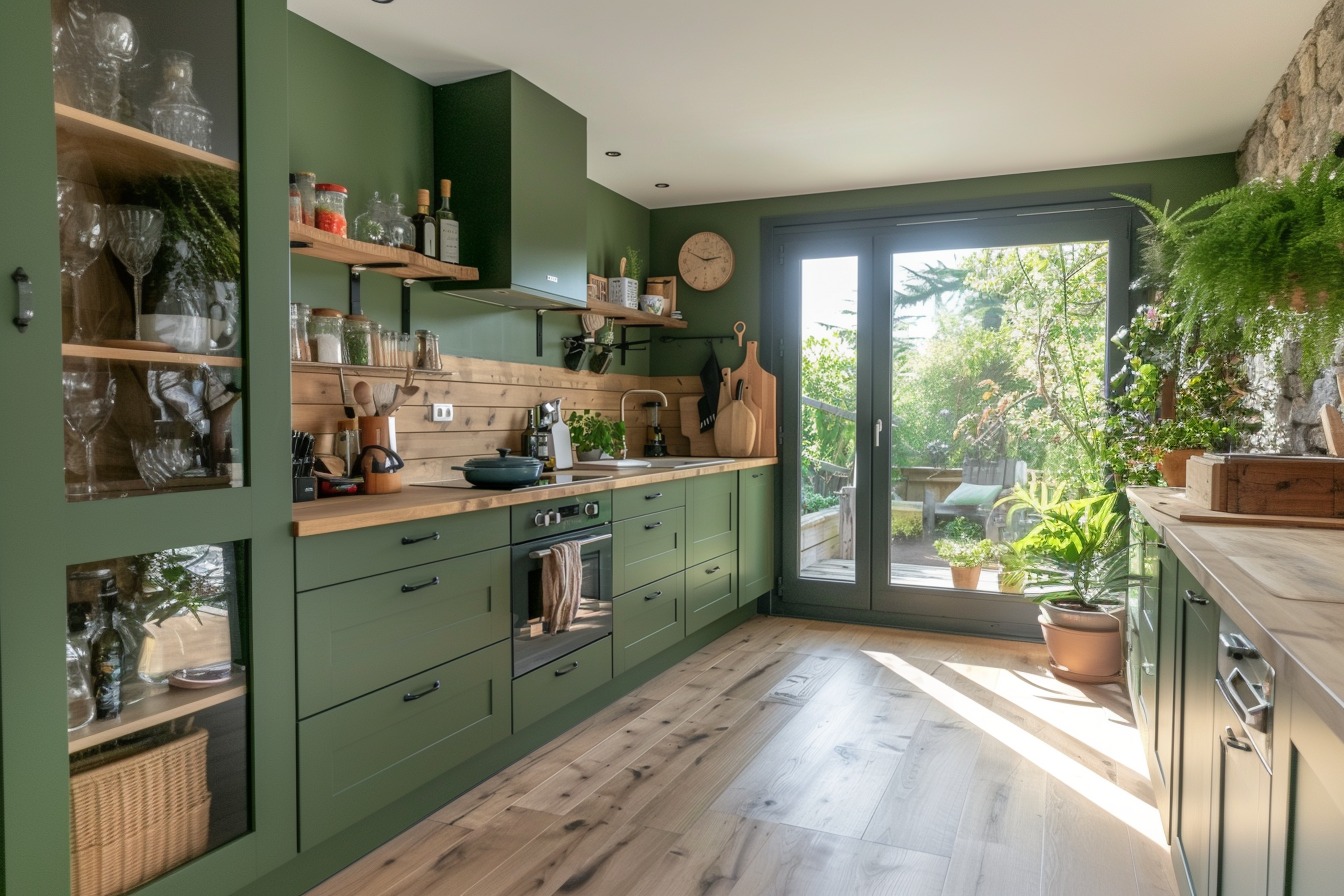 Tendance déco: La cuisine verte